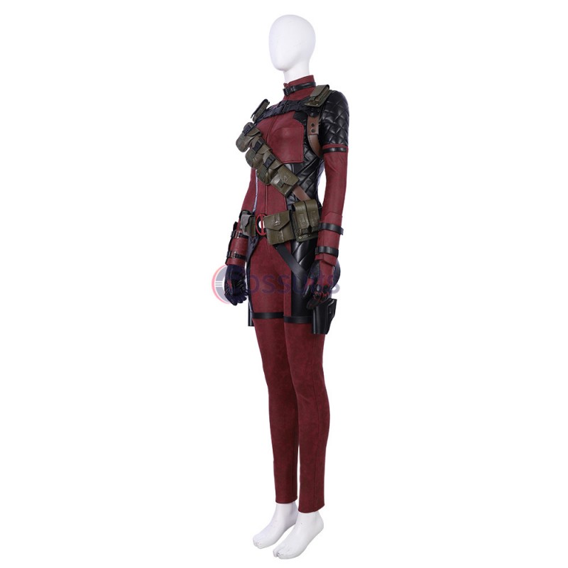 Lady Deadpool Costume Deadpool Female Cosplay Suits - CosSuits